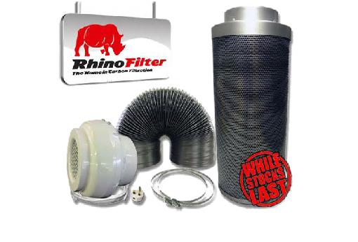 Rhino Pro Extraction Kits (Acoustic Ducting) - Grow World