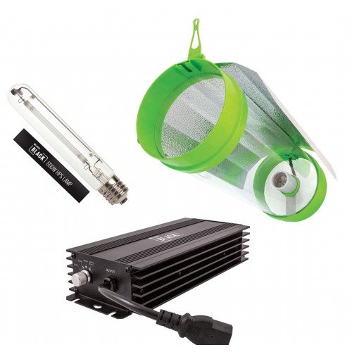 6" Lumii Black 600w Digital Cool Tube Light Kit - Grow World